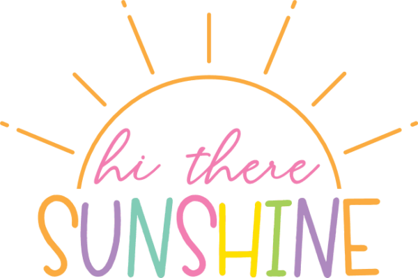 Hi there, sunshine, sun outline, cute t shirt design - free svg file ...