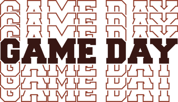 Game day, Tshirt design, echo stacked text - free svg file for members ...