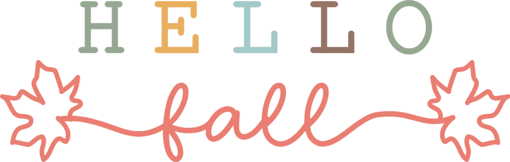 Hello fall, Door Sign, autumn decor - free svg file for members - SVG Heart