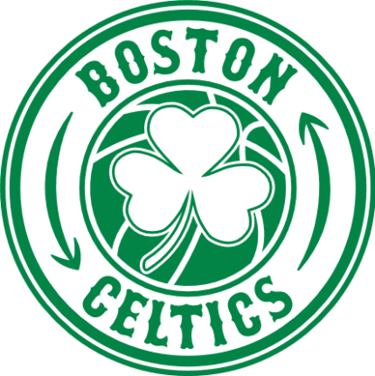 Boston Celtics, team logo, NBA basketball team fan tshirt design - free ...