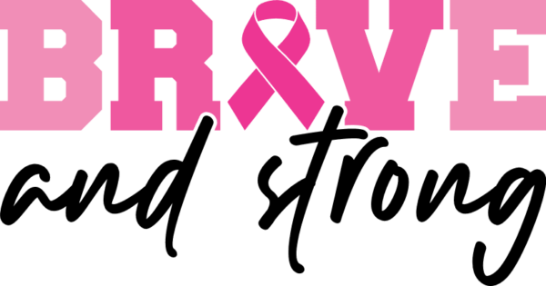 Brave and strong, breast cancer awareness sweatshirt design - free svg ...