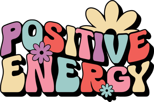 Positive energy, motivational quotes tshirt design - free svg file for ...