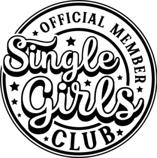 Official member single girls club, Funny singles day tshirt design ...