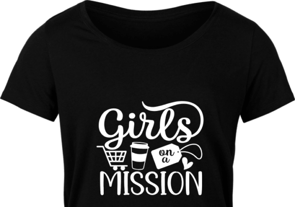 Girls on a mission, Funny Black friday tshirt design - free svg file ...