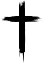 Distressed Christians Cross silhouette, religious decor - free svg file ...