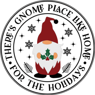 There's gnome place like home for the holidays, Christmas sweatshirt ...