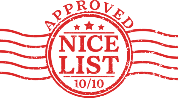 Approved nice list 10/10, Christmas stamp - free svg file for members ...
