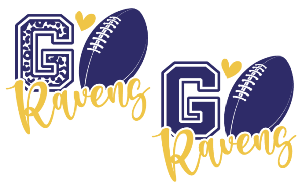 Go Ravens, American football svg free svg file for members, leopard ...