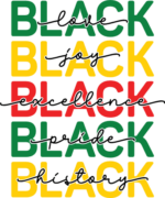 Black love, joy, excellence, pride, history free svg file for members, black history month svg ...