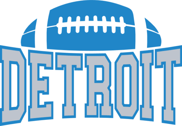 Detroit sign and half ball free svg file for members, American football ...