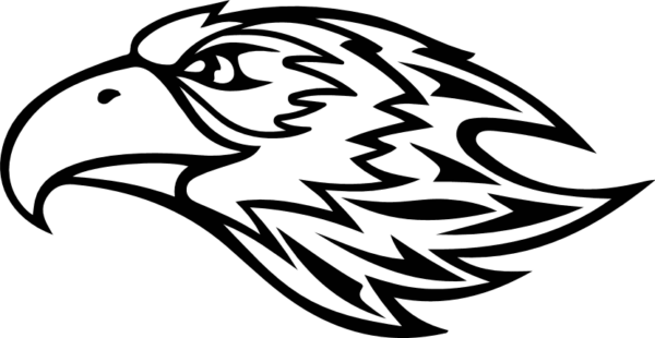 Eagle head free svg file for members, vector image - SVG Heart