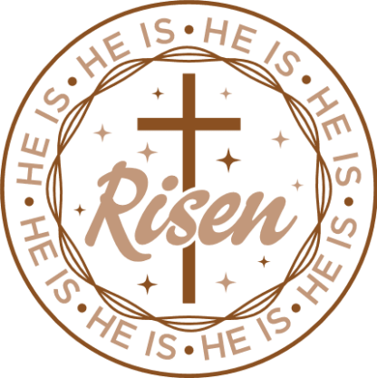 He is risen, Christian cross, religious tshirt design - free svg file ...
