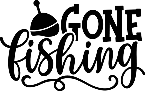 Gone fishing free svg file for members, svg for sweatshirt - SVG Heart