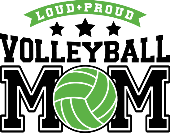 Loud Proud Volleyball Mom Free Svg File For Members Sweatshirt Design