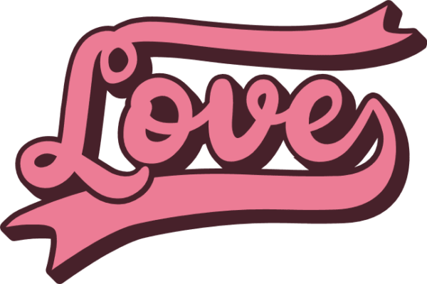Love sign free svg file for members, valentine's day decor - SVG Heart