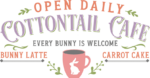Cottontail cafe, every bunny is welcome free svg file for members ...