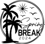 Spring break 2024, palm trees free svg file for members, vacay svg for ...