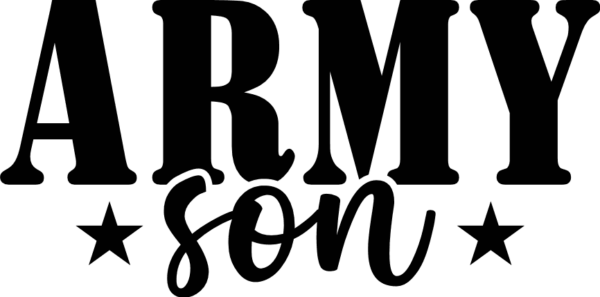Army son free svg file for members, Army lover kids shirt design - SVG ...