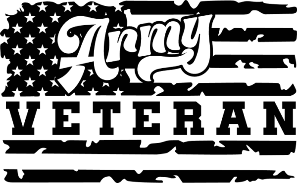 Army veteran free svg file for members, distressed USA flag, shirt ...