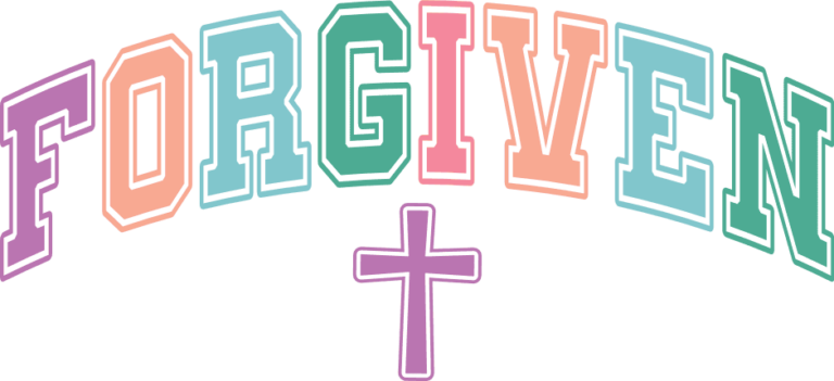 Forgiven sign free svg file for members, Christians sweatshirt design ...