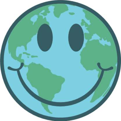 Happy face Earth planet emoji free svg file for members, earth day ...