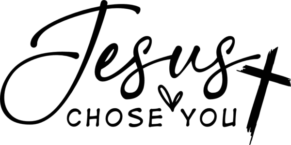 Jesus chose you free svg file for members, Christians sweatshirt design ...