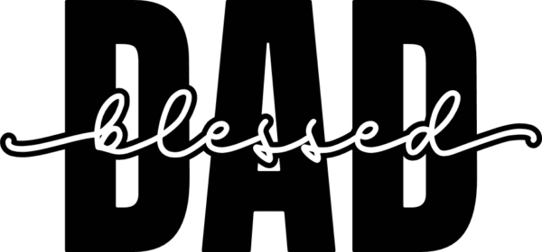 Blessed Dad free svg file for members, fathers day gift - SVG Heart