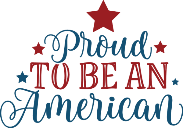 Proud to be an American free svg file for members, 4th of July svg for ...