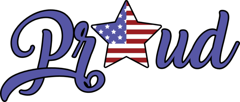 Proud sign free svg file for members, 4th of July svg for cap - SVG Heart