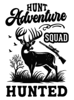 Hunt adventure squad hunted free svg file for members, hunting svg for ...