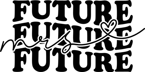 Future Mrs. echo stacked text free svg file for members, gift for ...