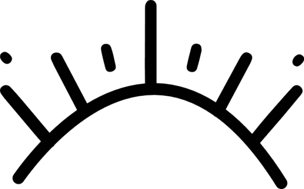 Half sun outline free svg file for members, summer decor - SVG Heart