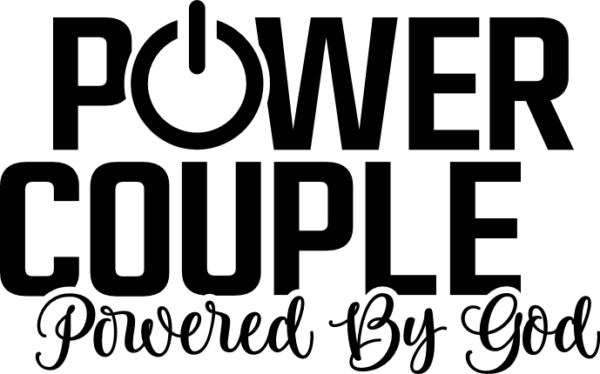 Power couple powered by God free svg file for members, Couple Hoodie ...