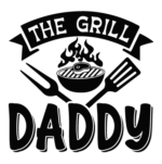 The grill daddy free svg file for members, Funny BBQ apron design for ...