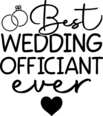 Best wedding officiant ever free svg file for members, Bridal shower ...