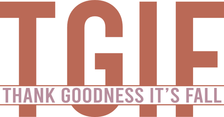 TGIF, thank goodness it's fall free svg file for members, funny ...