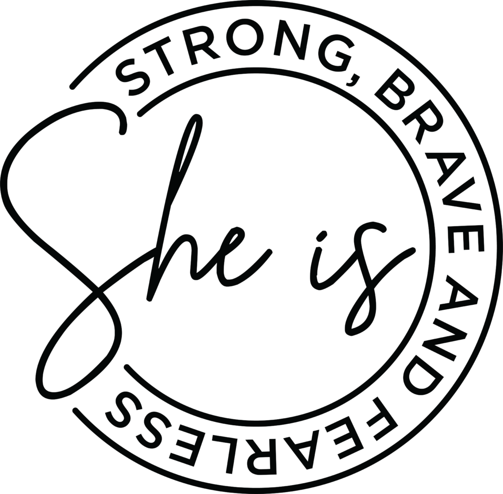 She is strong, brave and fearless, circle design free svg file for ...