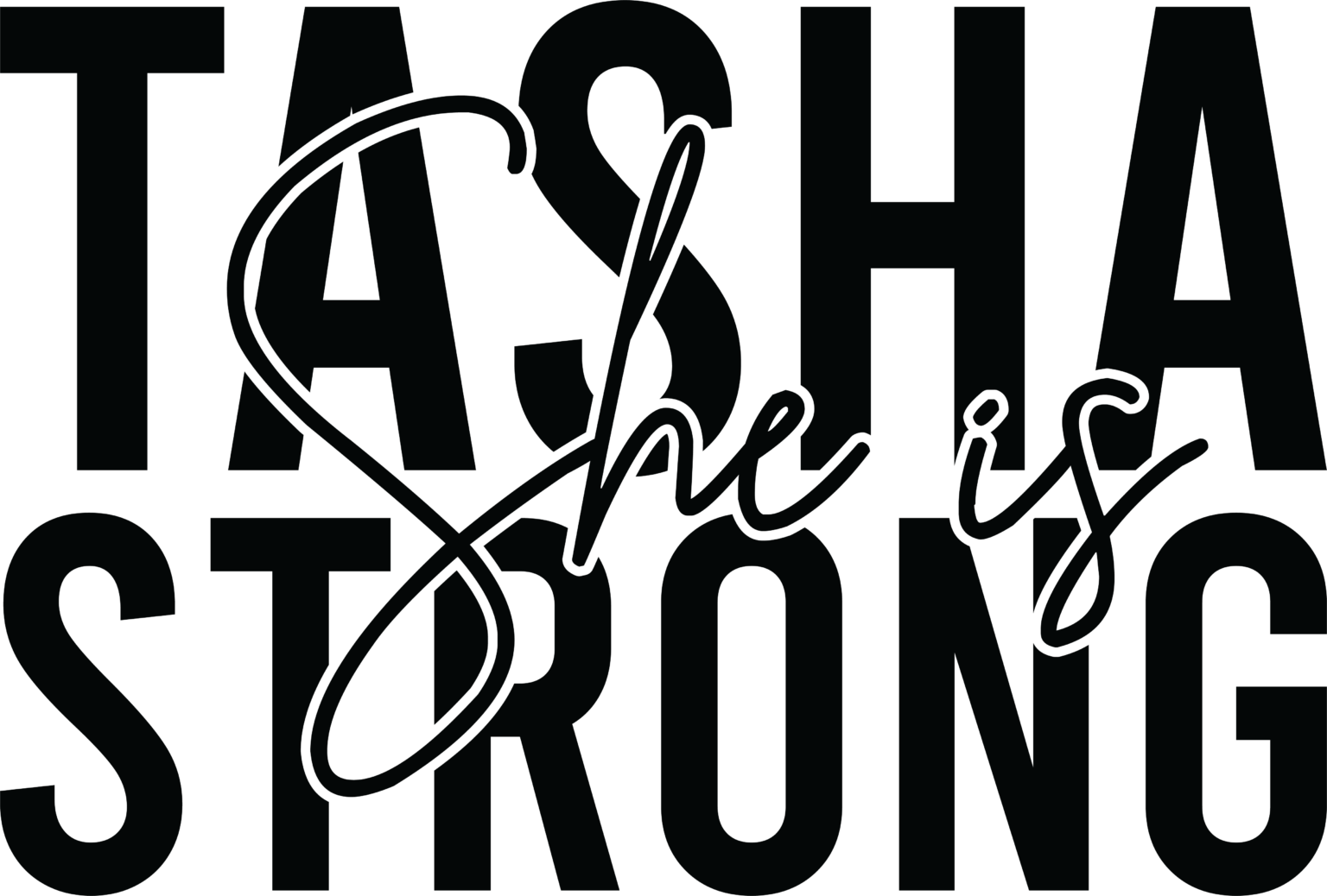 She is tasha strong, svg design for tumbler free svg file for members ...