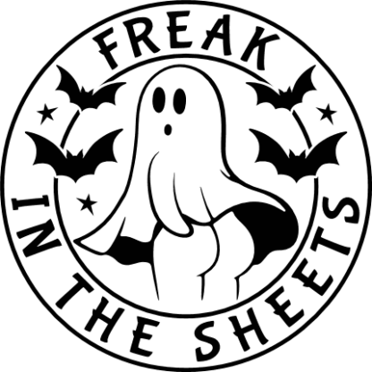 Freak in the sheets, ghost free svg file for members, funny halloween ...