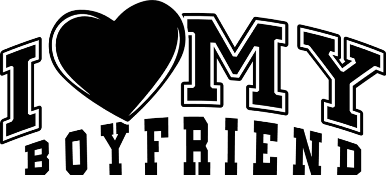 I love my boyfriend free svg file for members, boyfriend day svg for ...