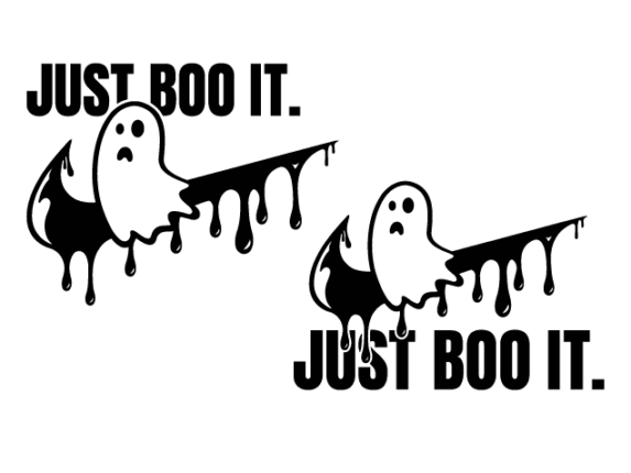 Dripping Ghost design, Just Boo It Free SVG File for Members ...