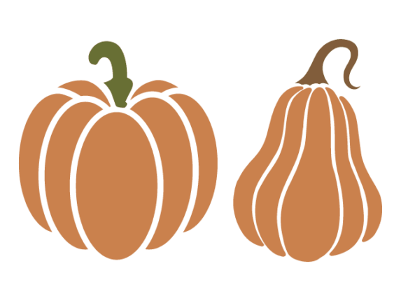 Pumpkins clipart image, fall decoration free svg file for members ...