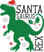 Santa Saurus Rex Free SVG File for Members - Christmas kids tshirt ...