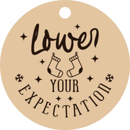 Lower Your Expectation Free SVG File for Members - Funny Christmas gift ...