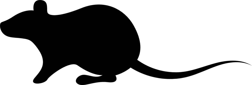 Rat silhouette Free SVG File - mouse clipart image - SVG Heart