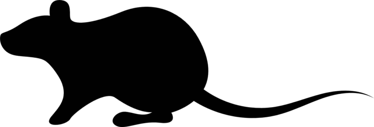 Rat silhouette Free SVG File - mouse clipart image - SVG Heart