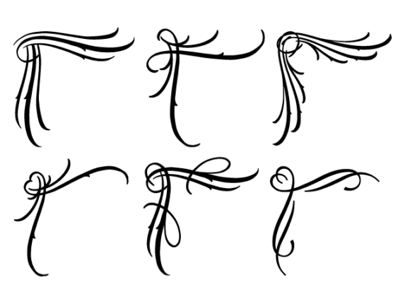 Vintage Swirls Free SVG File Bundle for Members - Vintage Style Border ...