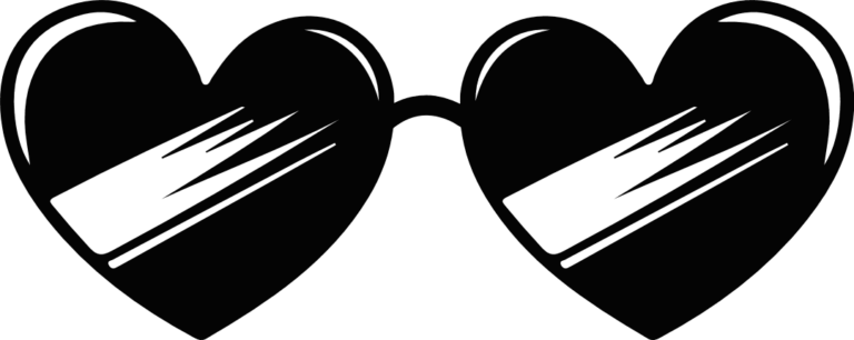 Heart-Shaped Sunglasses Free SVG File for Members - Valentine’s ...