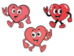 Rocking Heart Mascot Free SVG File bundle for Members - Cartoon ...