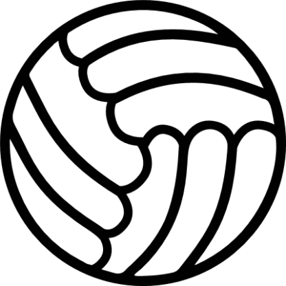 Volleyball outline Free SVG File - Volleyball ball clipart image - SVG ...